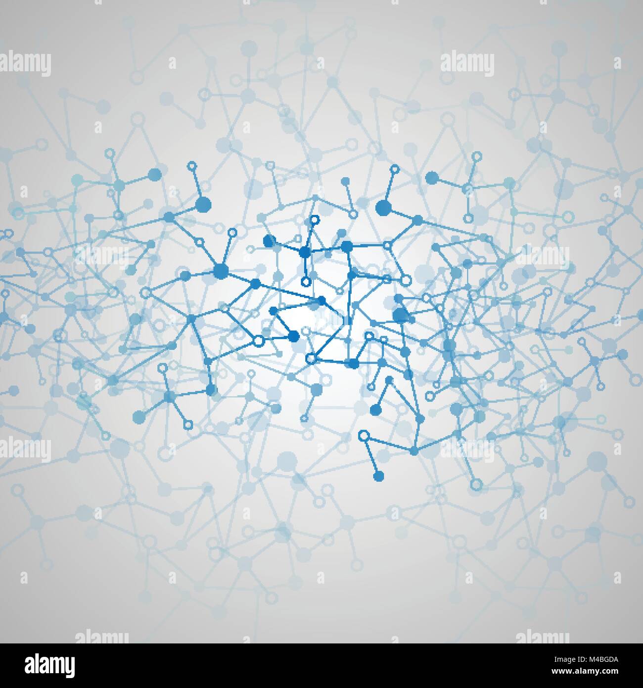 Molecule connections, vector Stock Vector Image & Art - Alamy