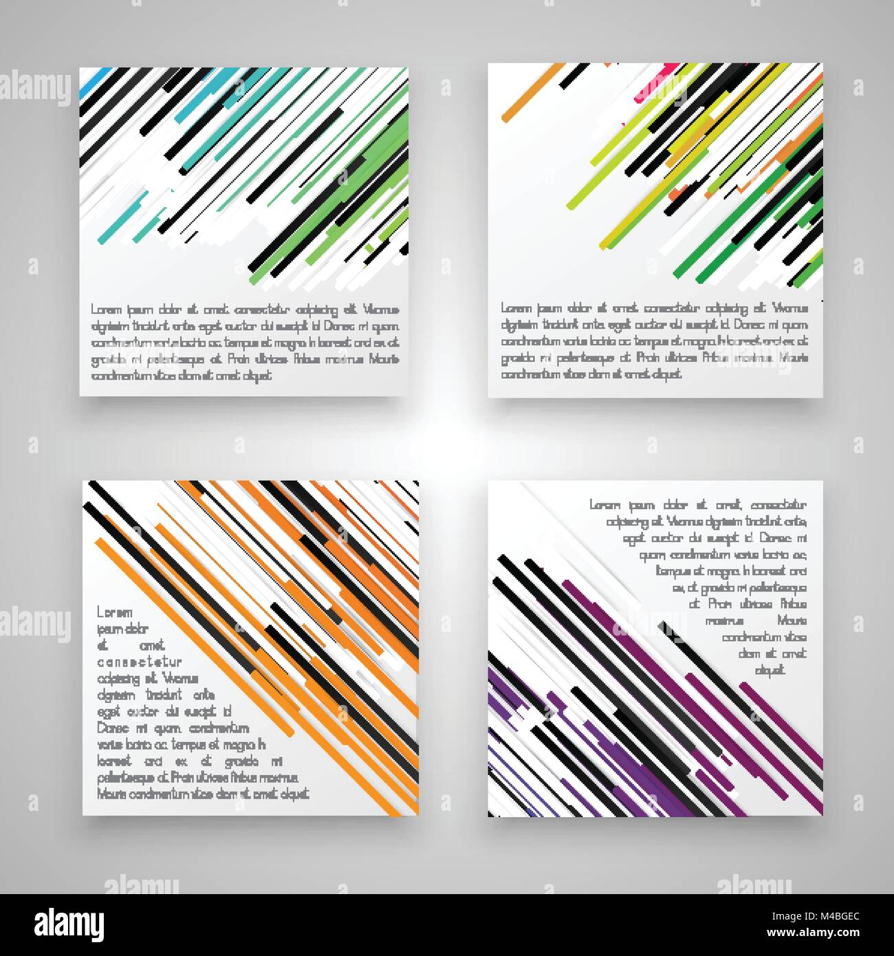 Colorful business labels, vector Stock Vector Image & Art - Alamy