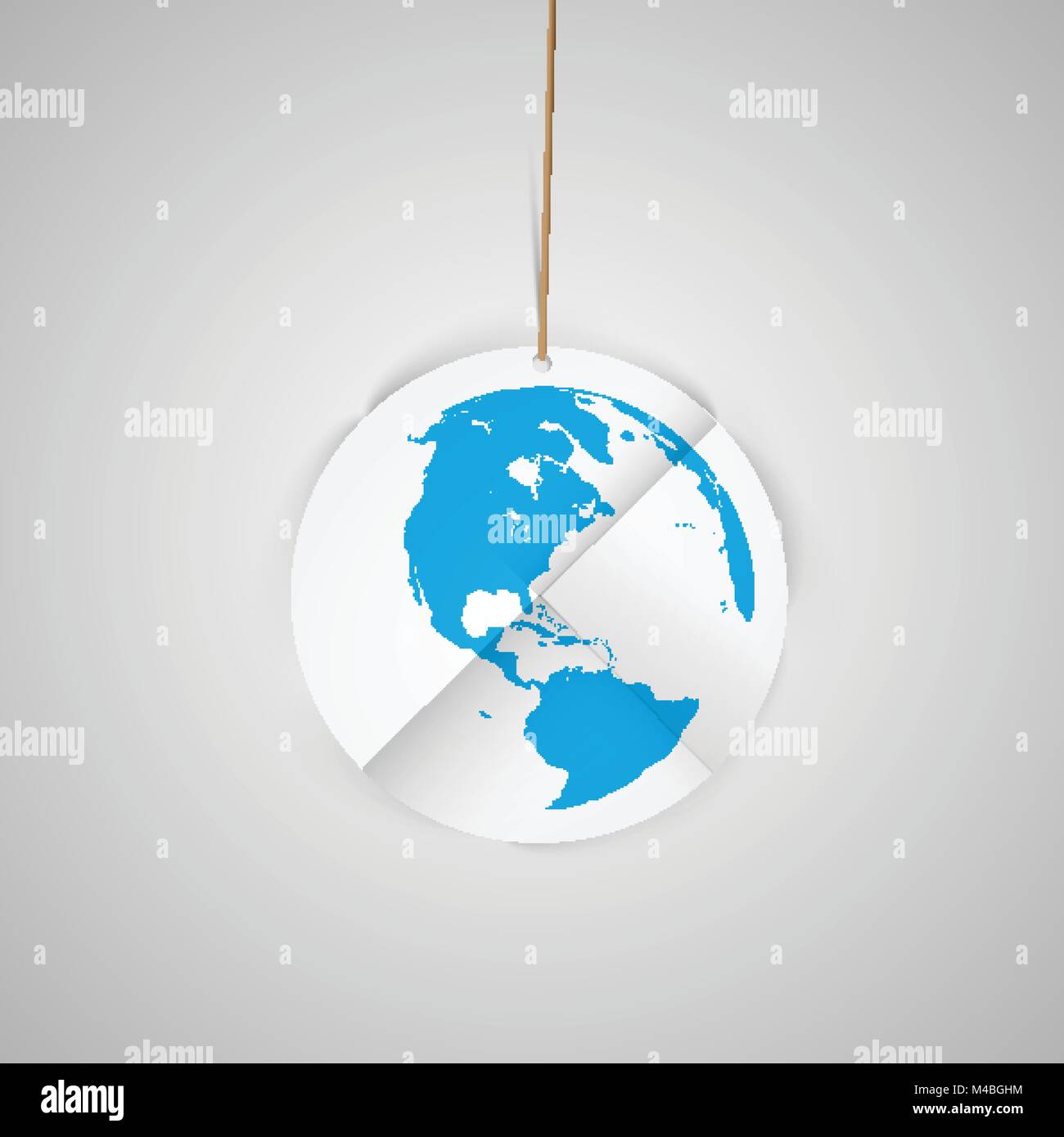 Paper earth, vector Stock Vector Image & Art - Alamy