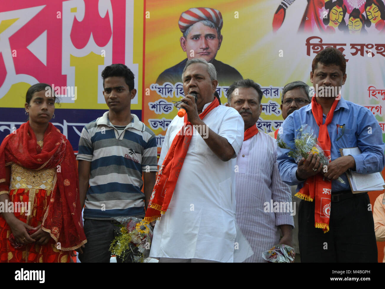 Hindhu Sanghati Founder Tapan Ghosh present his speech in Hindu ...