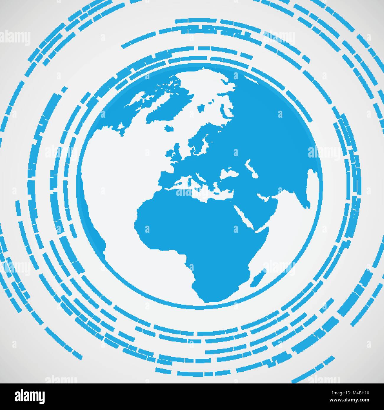 Blue Earth vector symbol Stock Vector Image & Art - Alamy