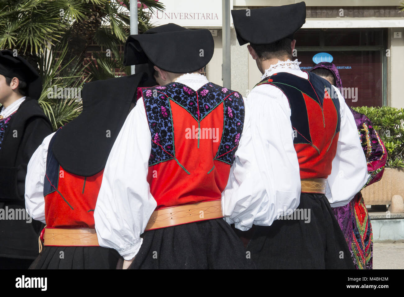 traditional male Sardinian costumes Stock Photo - Alamy