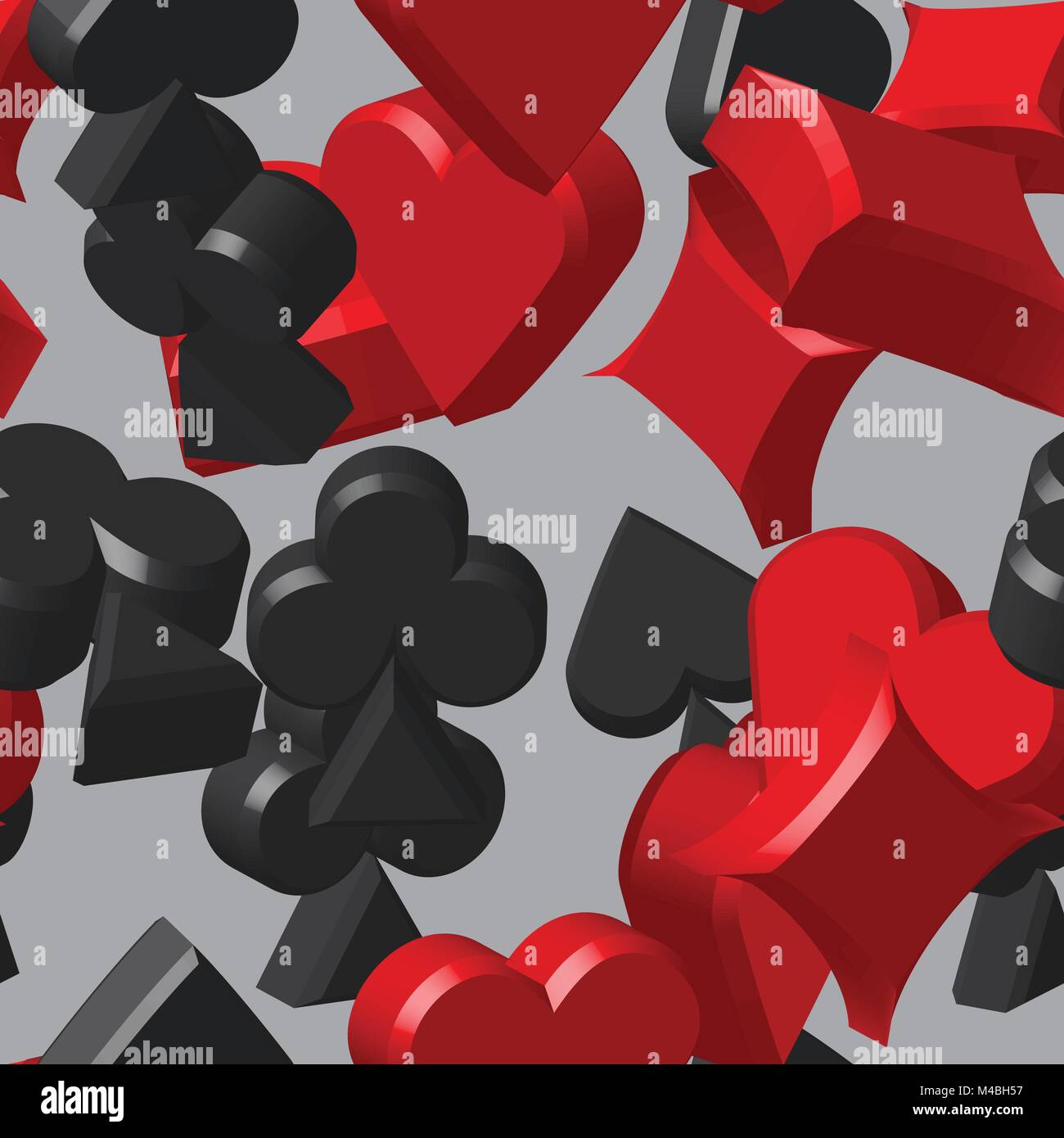 Card Symbols Seamless Pattern Stock Vector Image & Art - Alamy