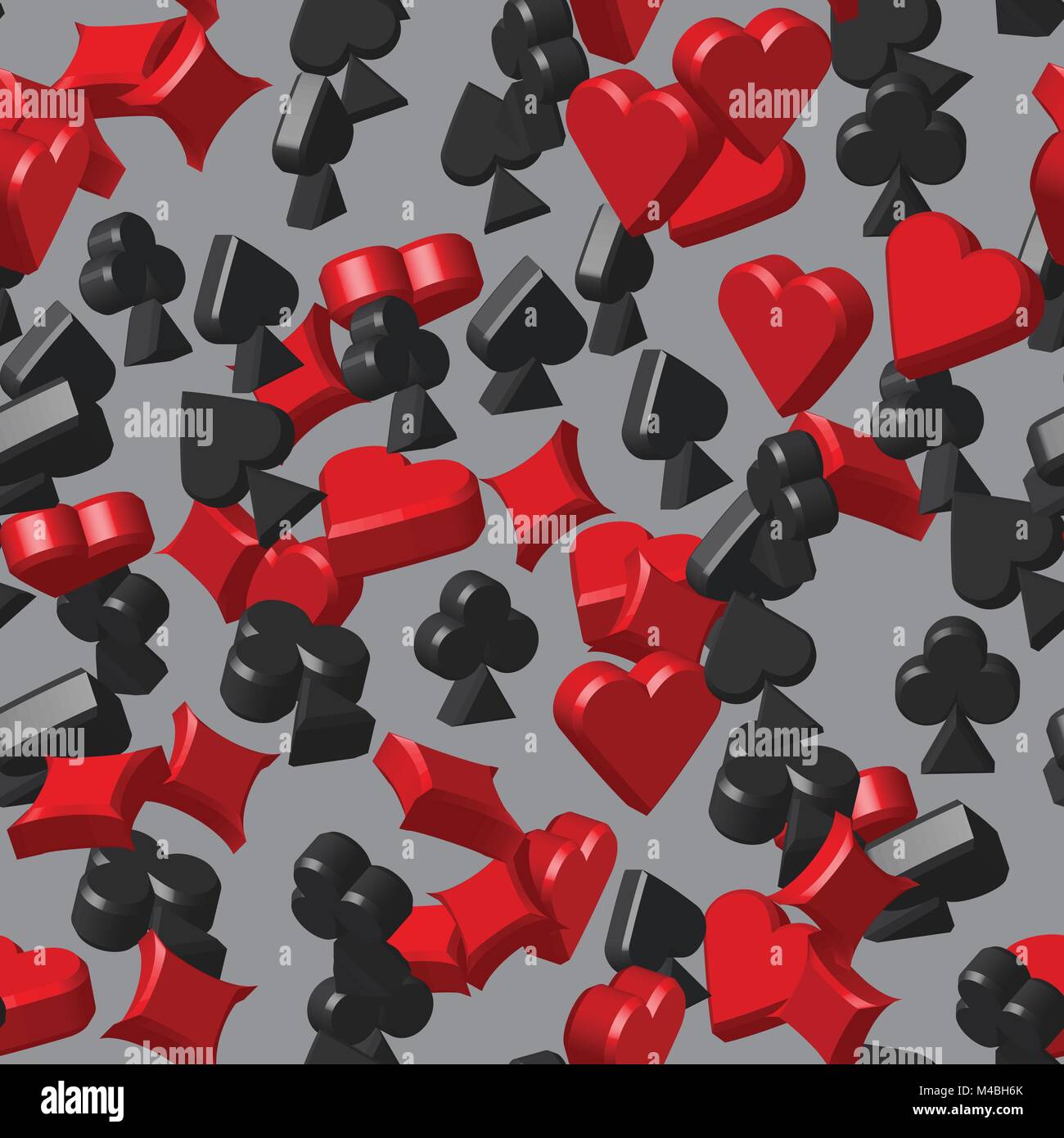 Card Symbols Seamless Pattern Stock Vector Image & Art - Alamy