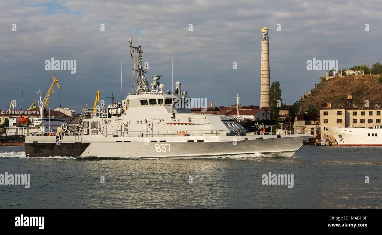 Countersabotage boats 837 in the Bay of Black Sea Stock Photo - Alamy