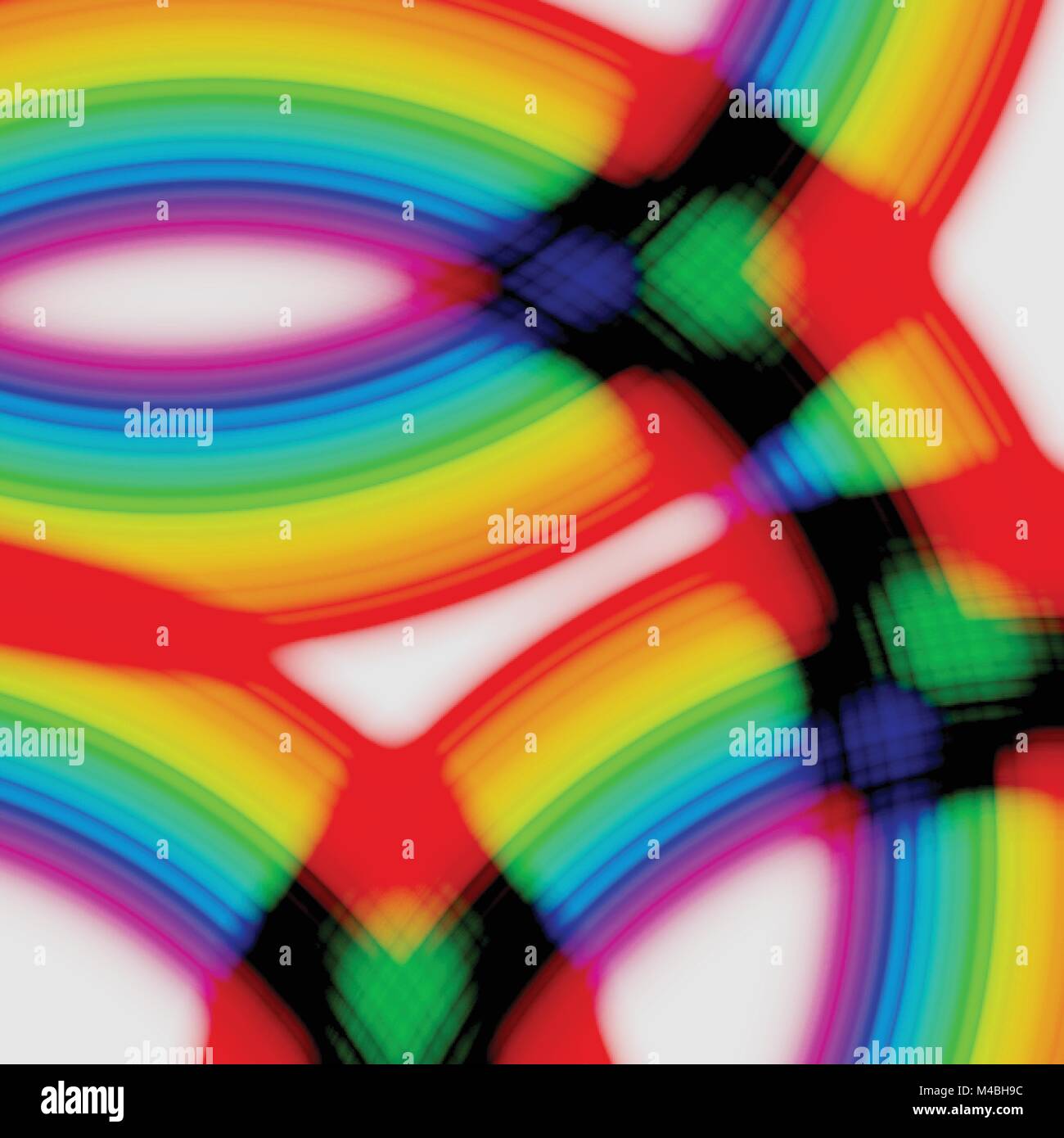 Rainbow circles, vector Stock Vector Image & Art - Alamy