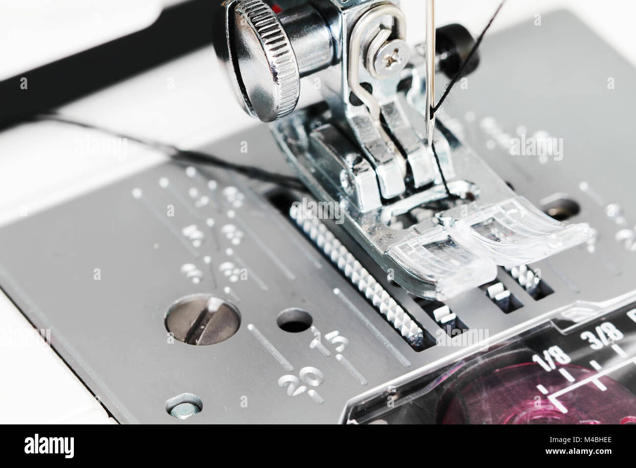 Macro close up process sewing hi-res stock photography and images - Alamy