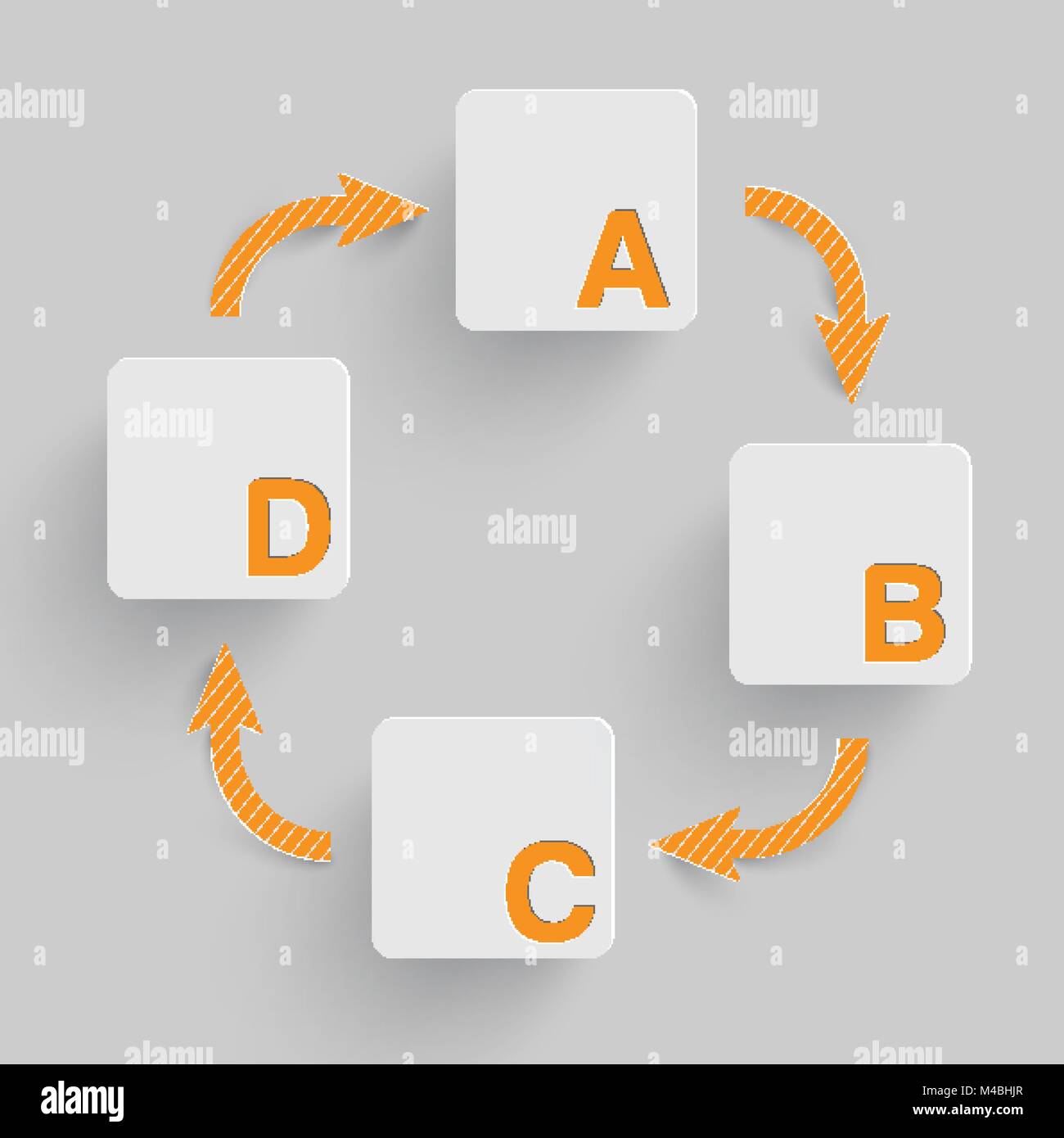 Step by step vector background Stock Vector Image & Art - Alamy