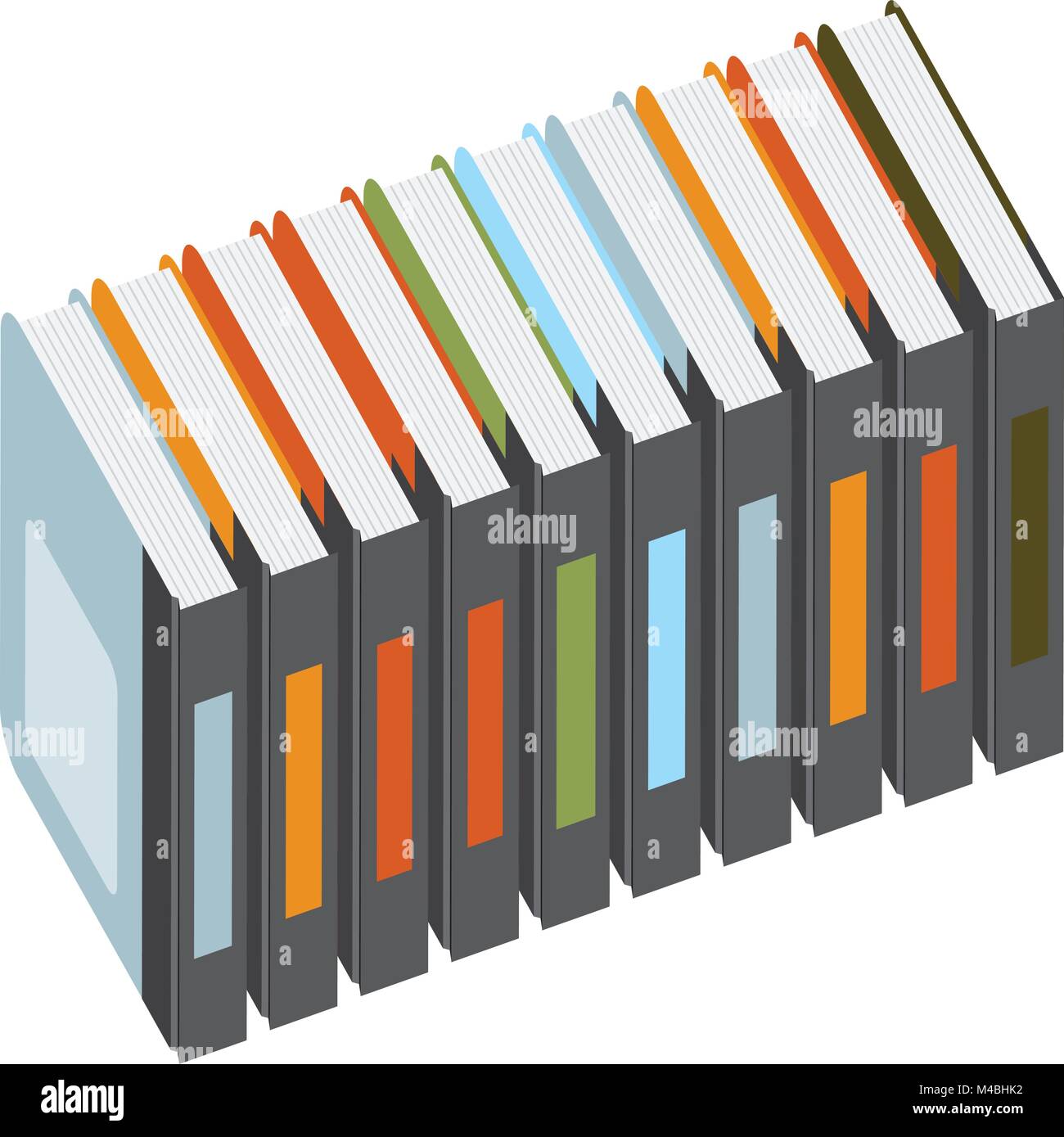 Colorful books, vector Stock Vector Image & Art - Alamy