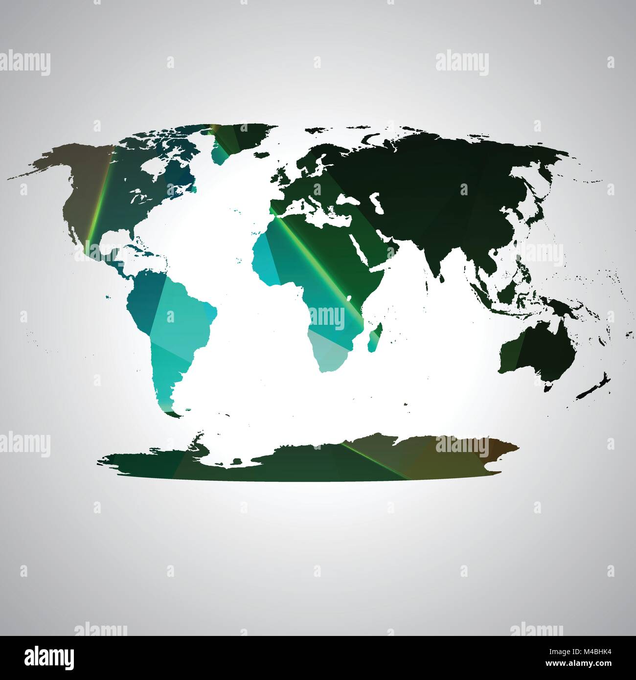 Colorful world map, vector Stock Vector Image & Art - Alamy