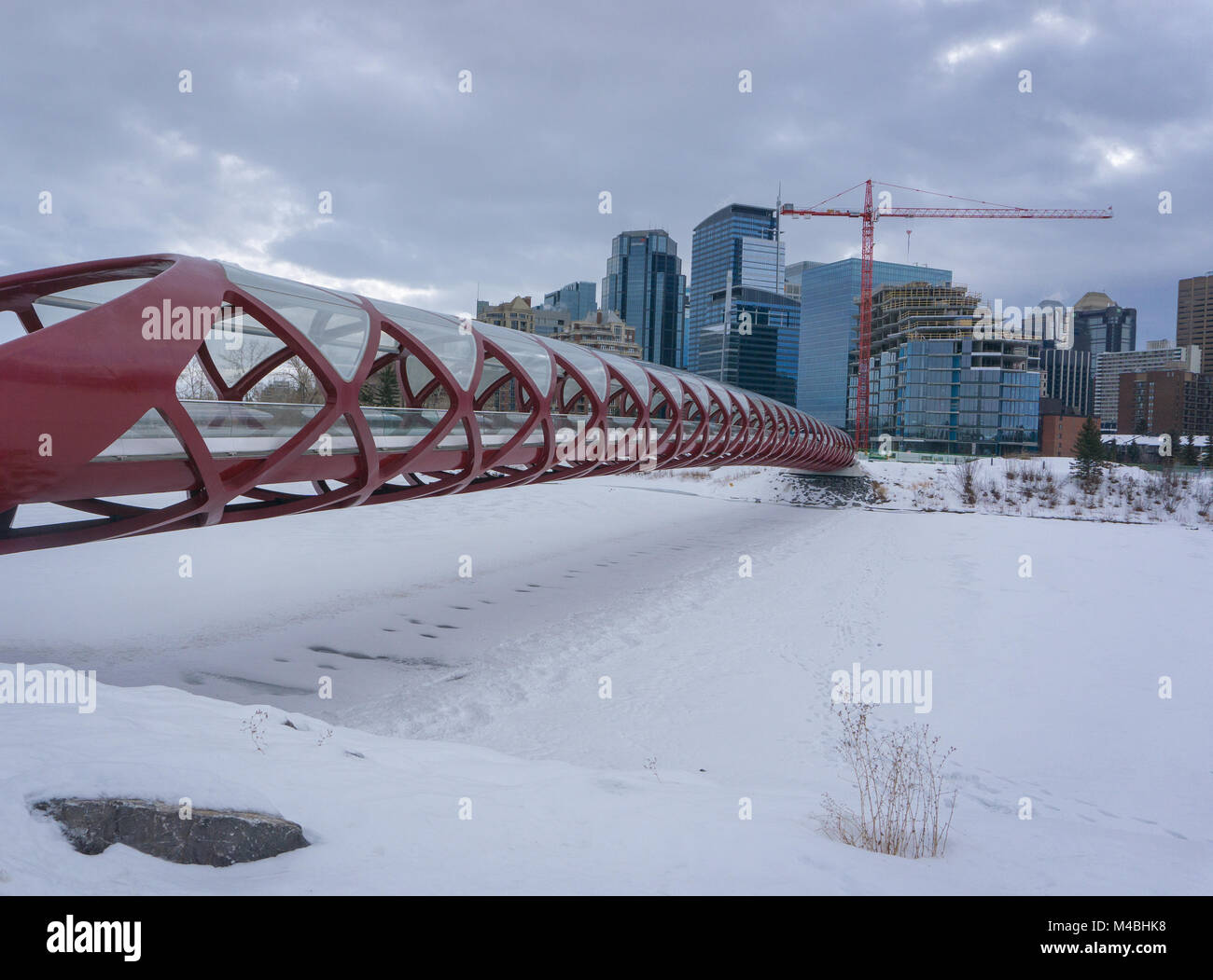Peace Bridge Calgary Alberta Canada Stock Photo - Alamy