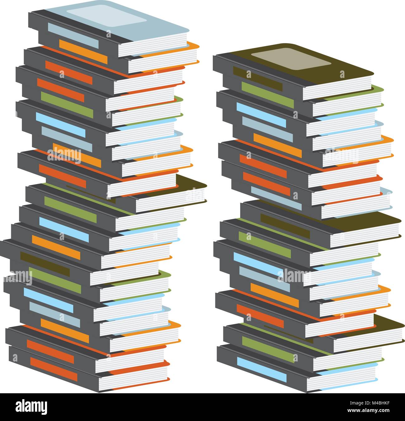 Colorful books, vector Stock Vector Image & Art - Alamy