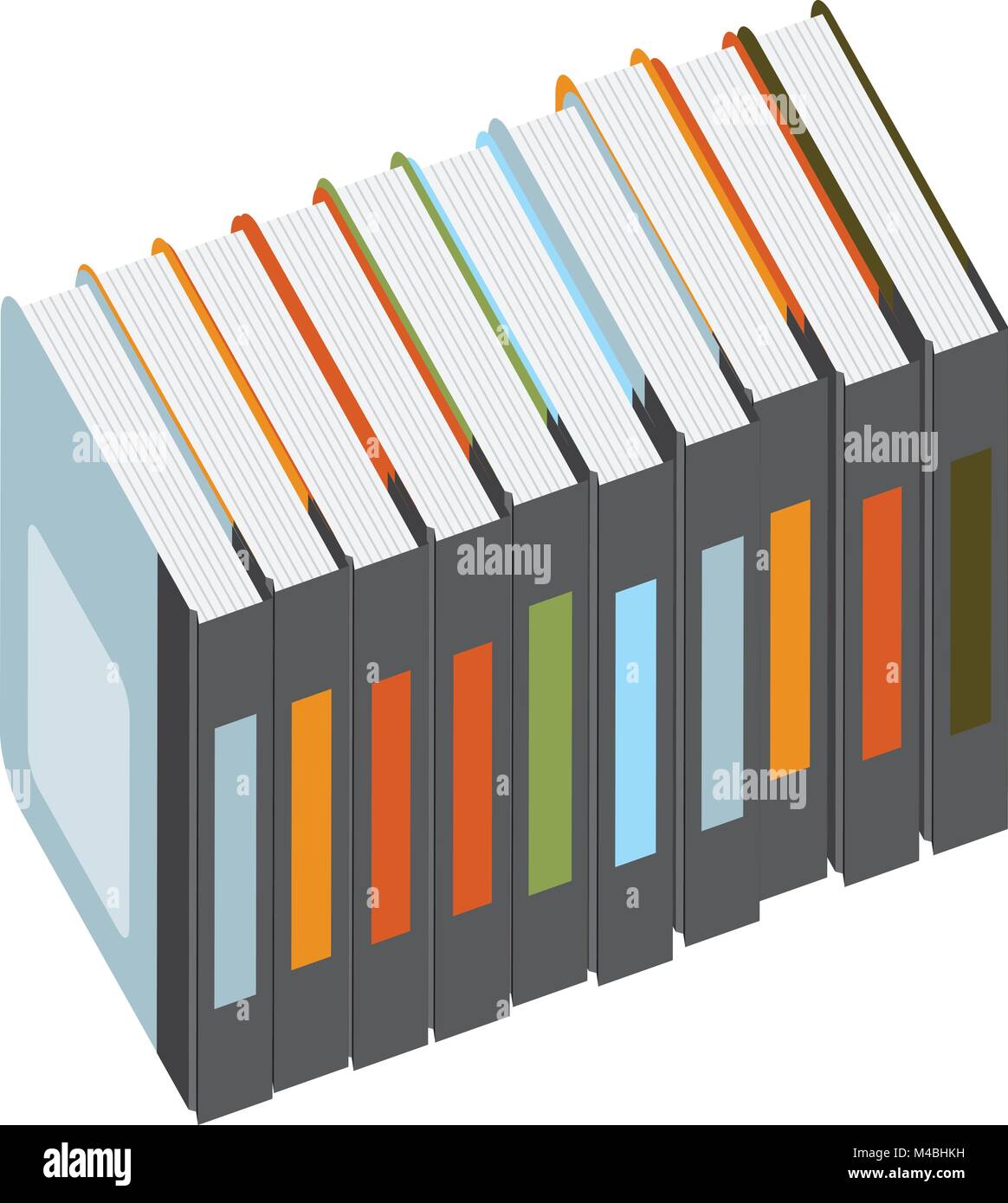 Colorful books, vector Stock Vector Image & Art - Alamy