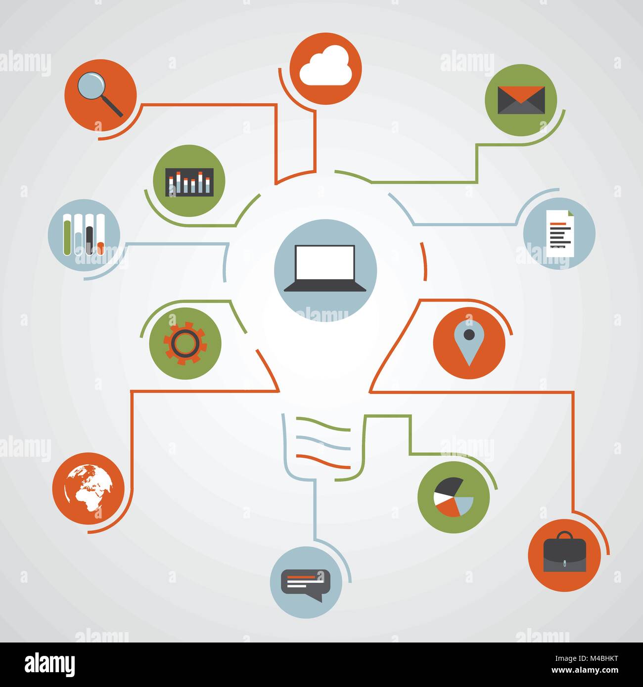 Infographic icons hi-res stock photography and images - Alamy