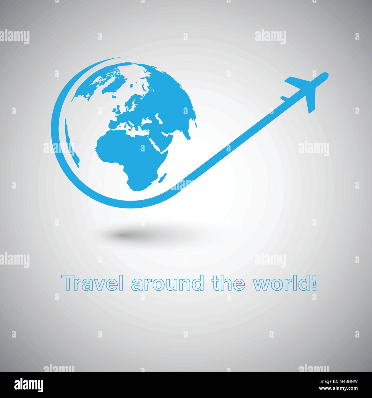 Travel around the World Plane icon Stock Vector Image & Art - Alamy