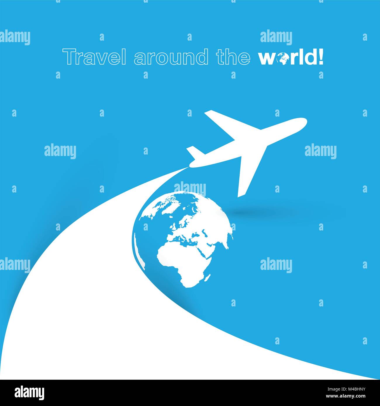 Travel around the World Plane icon Stock Vector Image & Art - Alamy