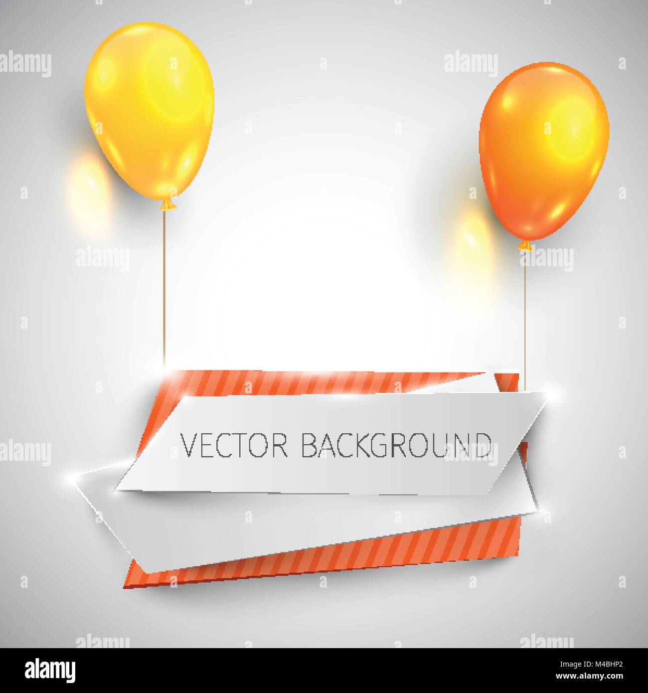 Color glossy balloons lift labels, vector Stock Vector Image & Art - Alamy