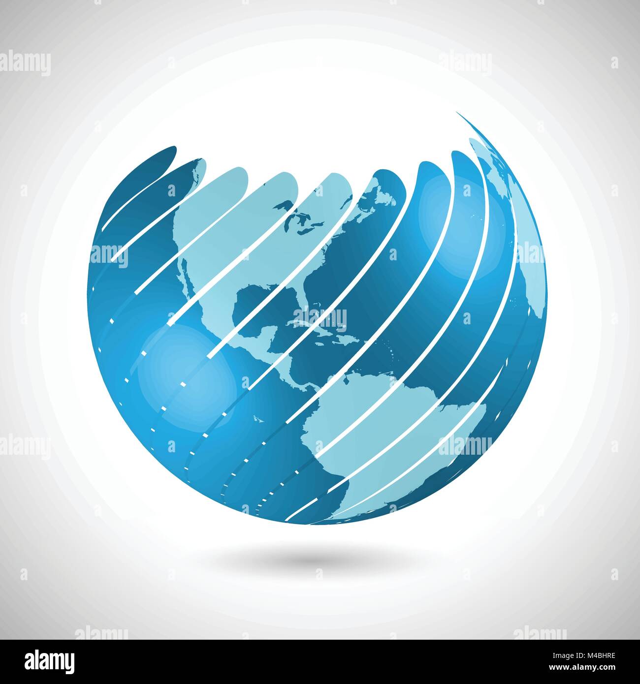 Abstract world illustration, vector Stock Vector Image & Art - Alamy