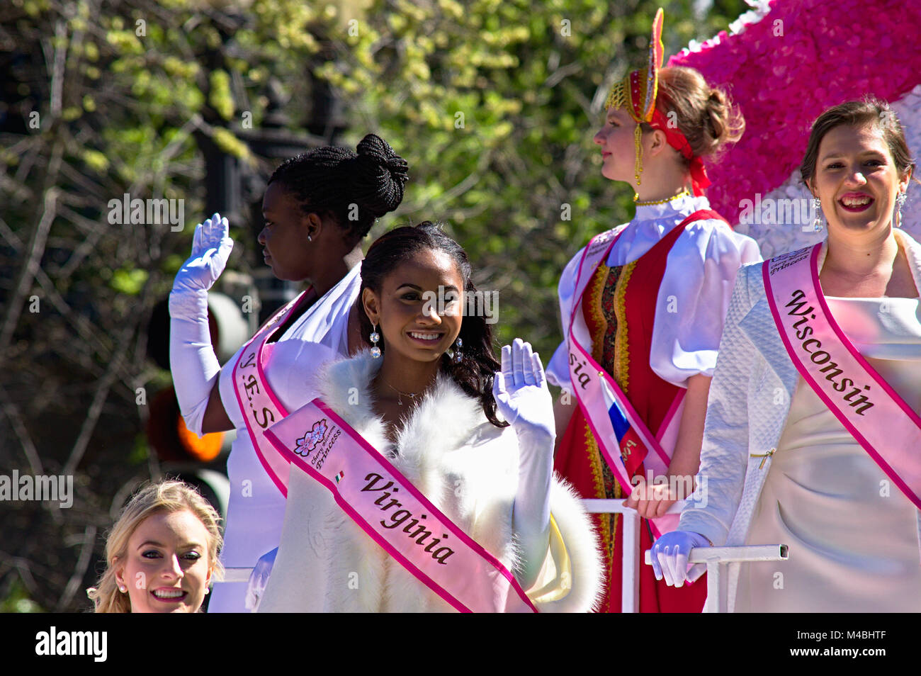 Washington dc cherry blossom parade hi-res stock photography and images ...