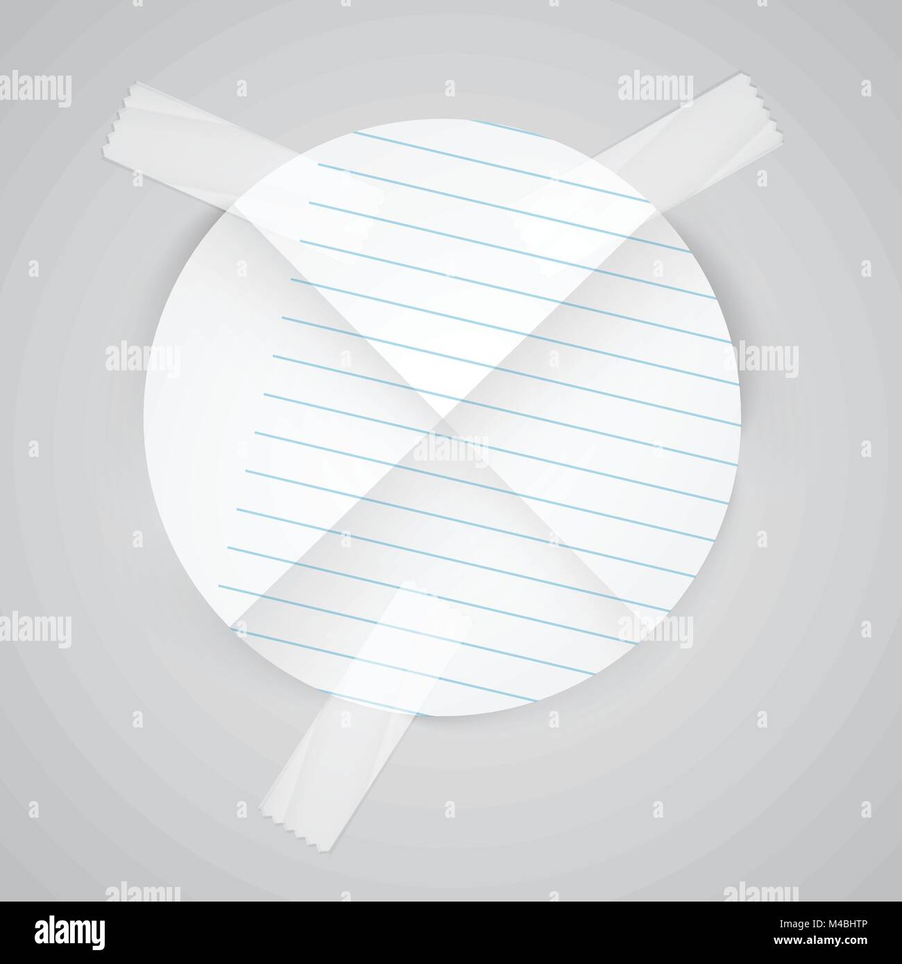 Paper notes with sellotape, vector Stock Vector Image & Art - Alamy