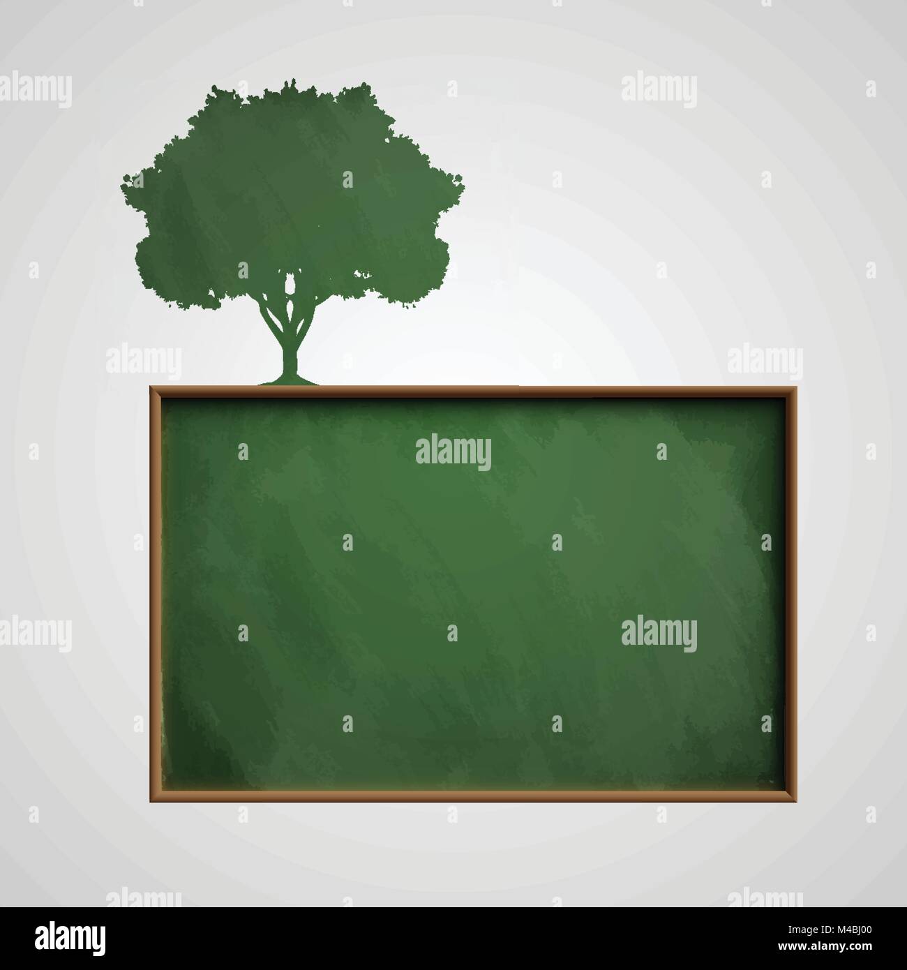 Blackboard tree Stock Vector Images - Alamy
