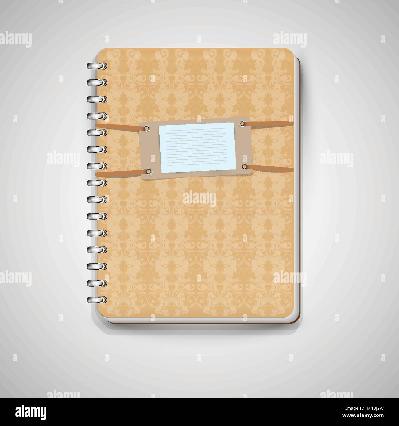 Brown notebook, vector Stock Vector Image & Art - Alamy