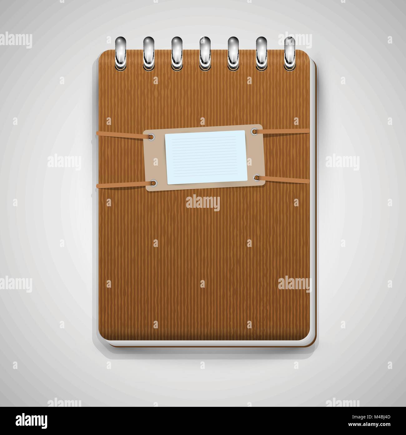 Brown notebook, vector Stock Vector Image & Art - Alamy