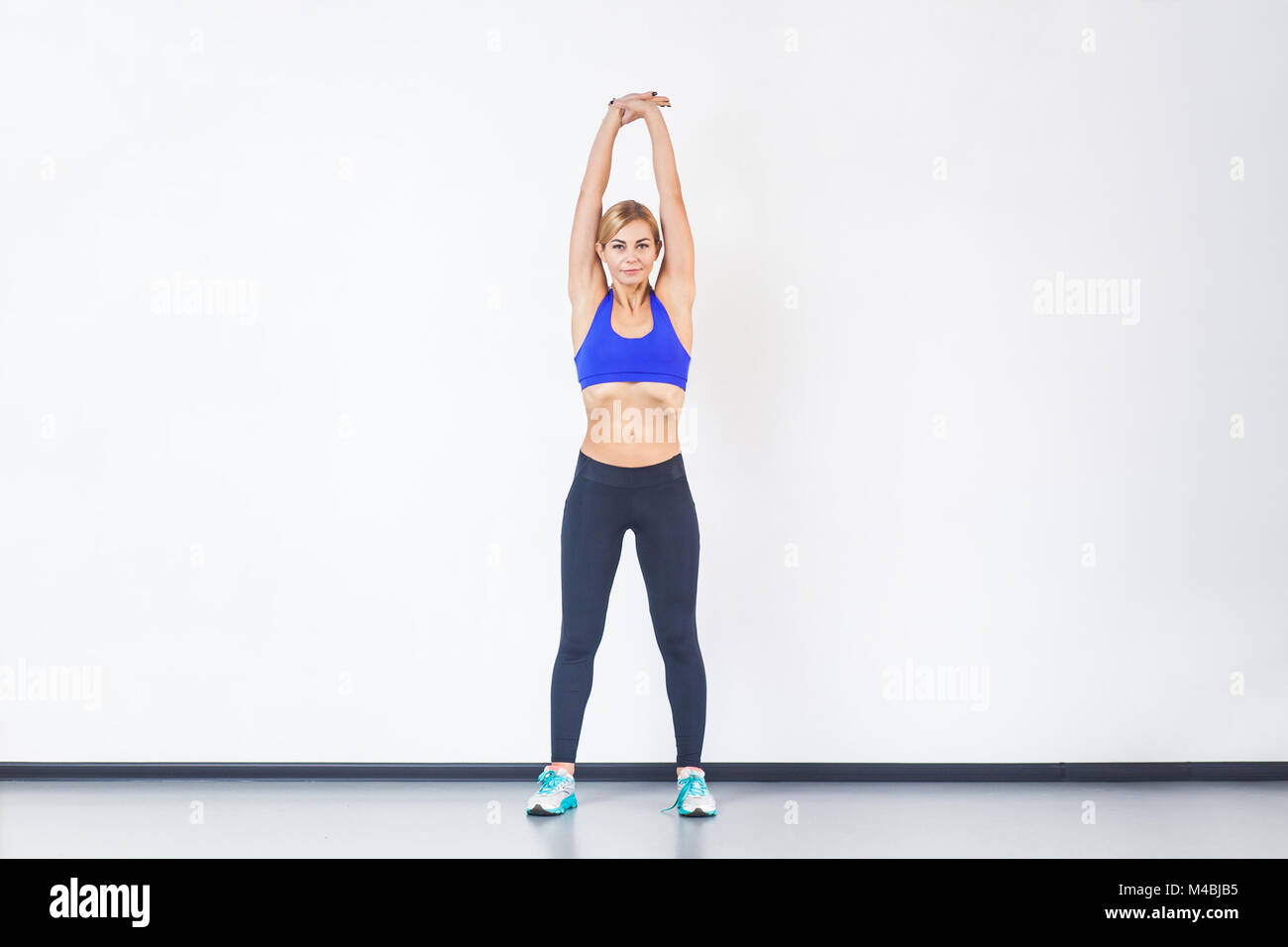 Woman hands up hi-res stock photography and images - Alamy