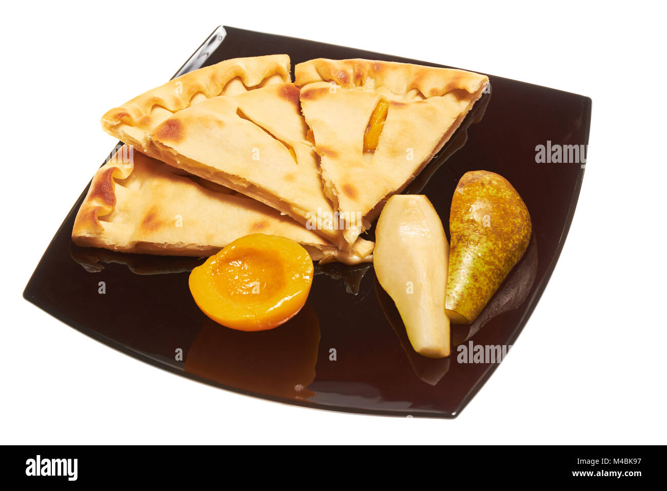 Pie isolated on white Stock Photo - Alamy