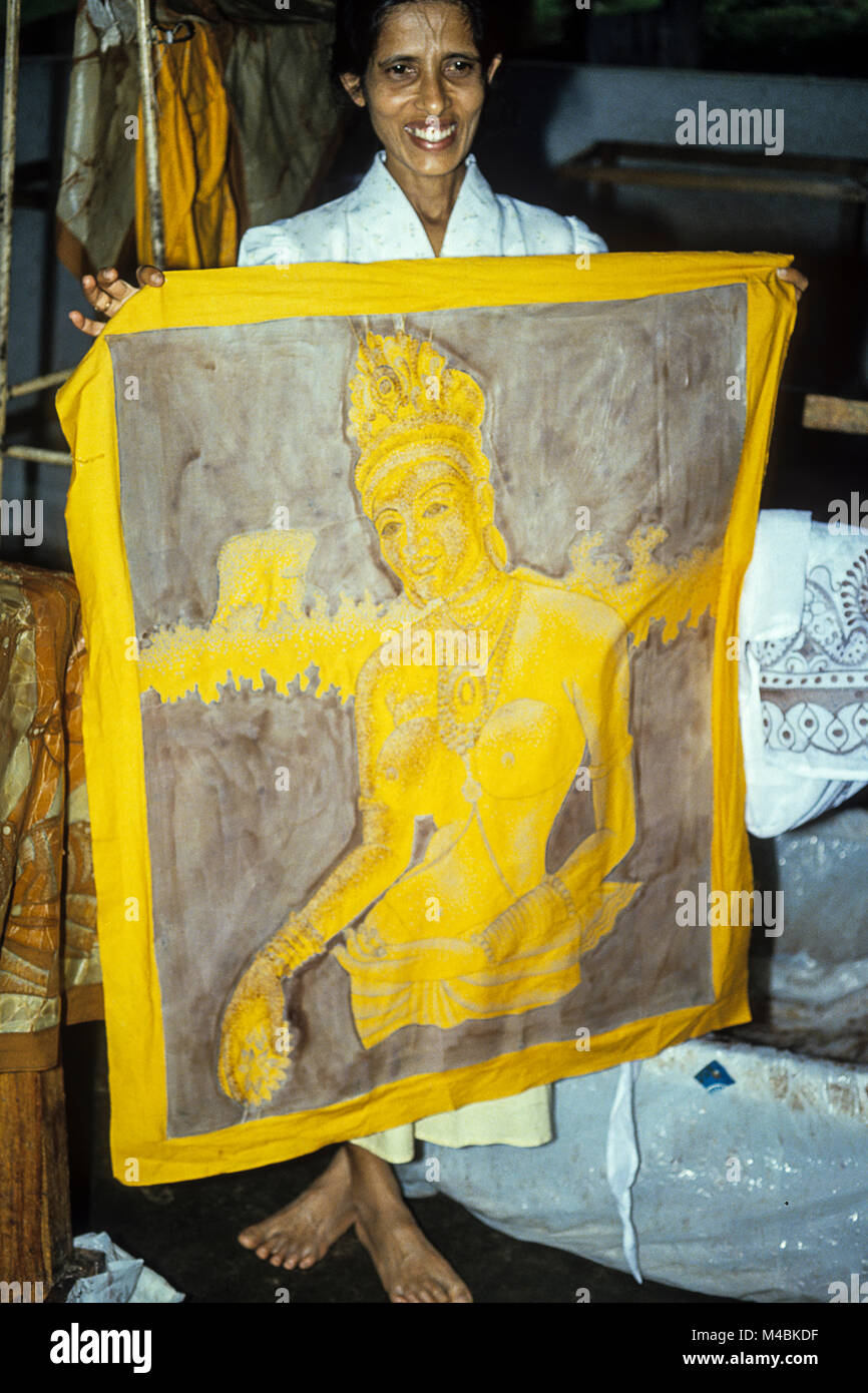 Batik art sri lanka hi-res stock photography and images - Alamy