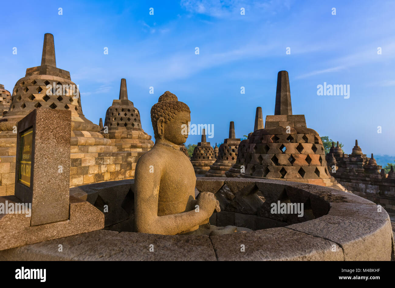 Borobudur Buddist Temple - island Java Indonesia Stock Photo - Alamy