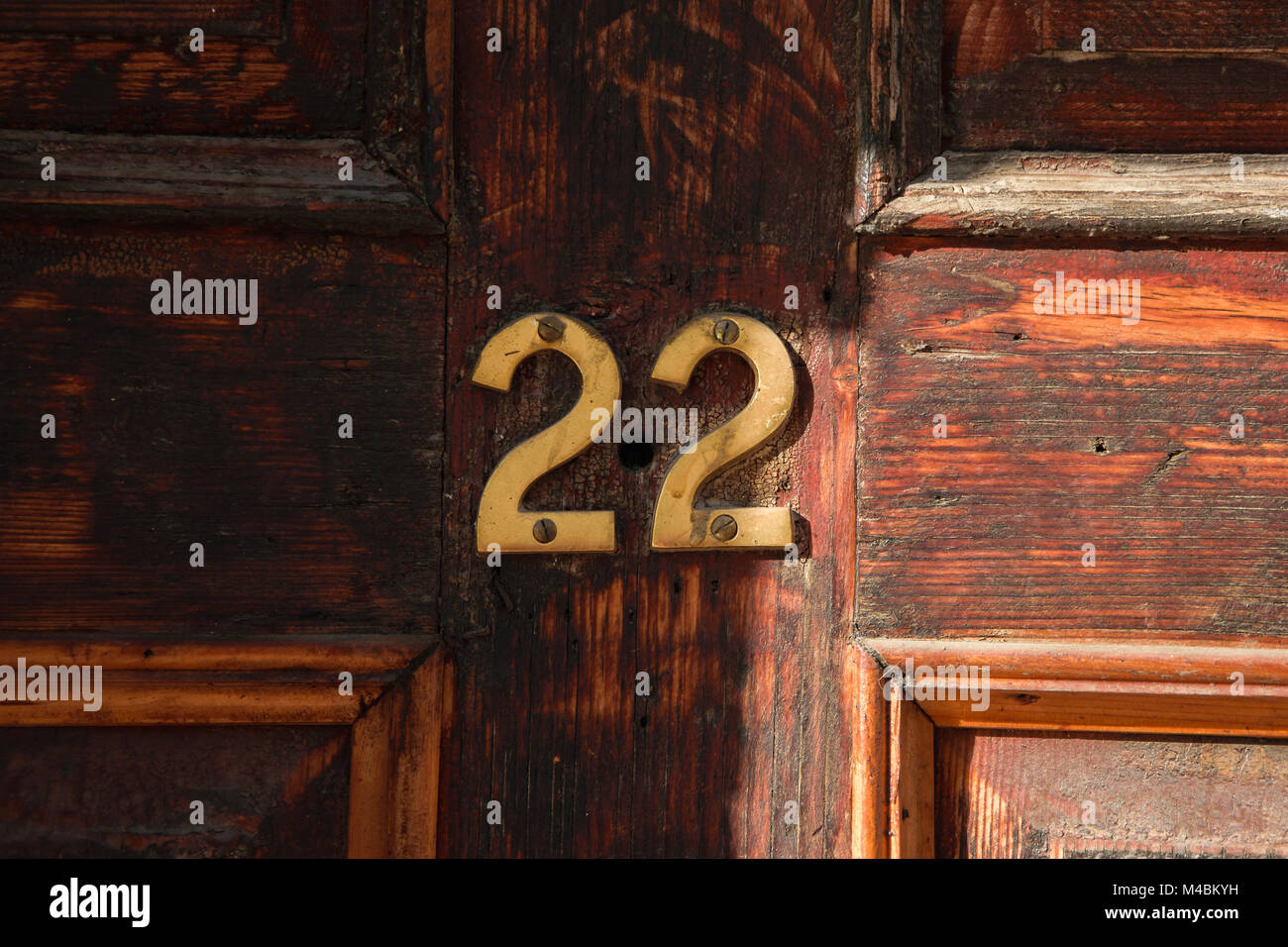 22 door number hi-res stock photography and images - Alamy