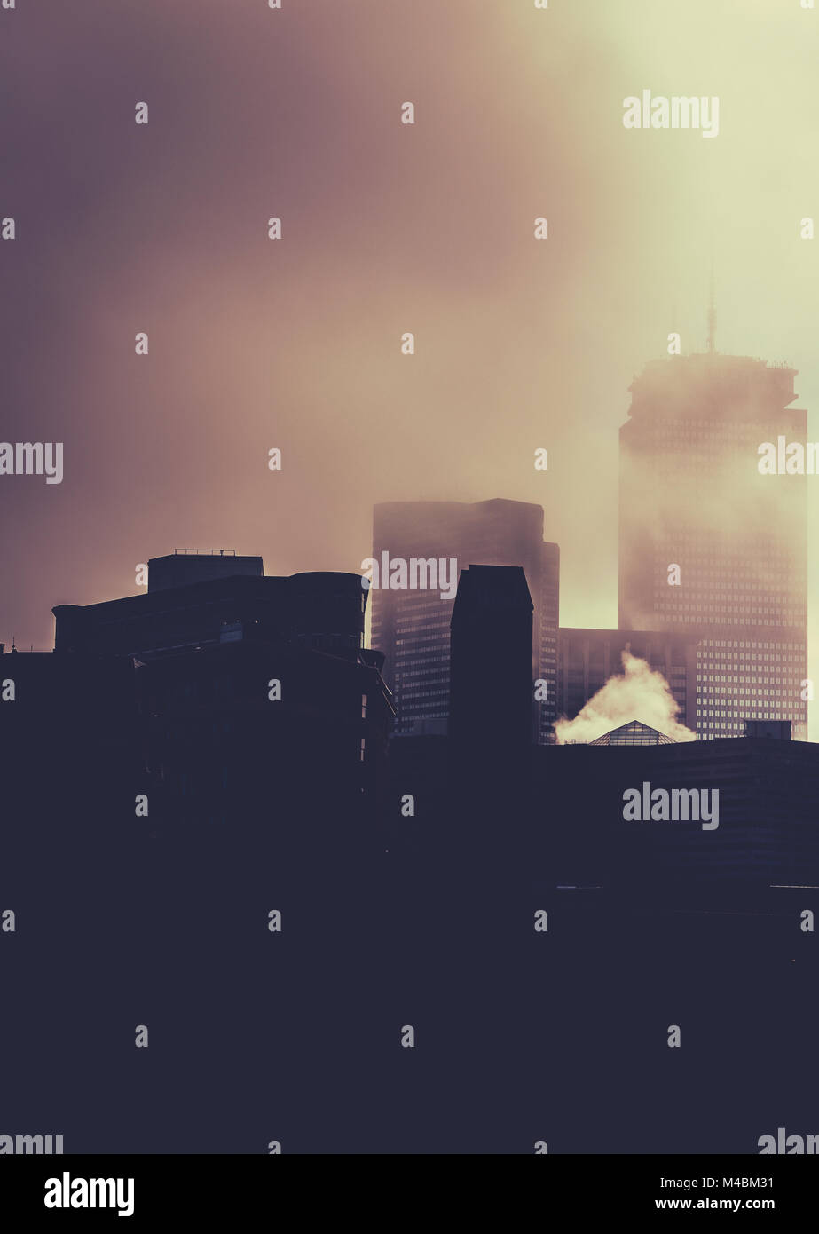 Big CIty Fog Stock Photo - Alamy