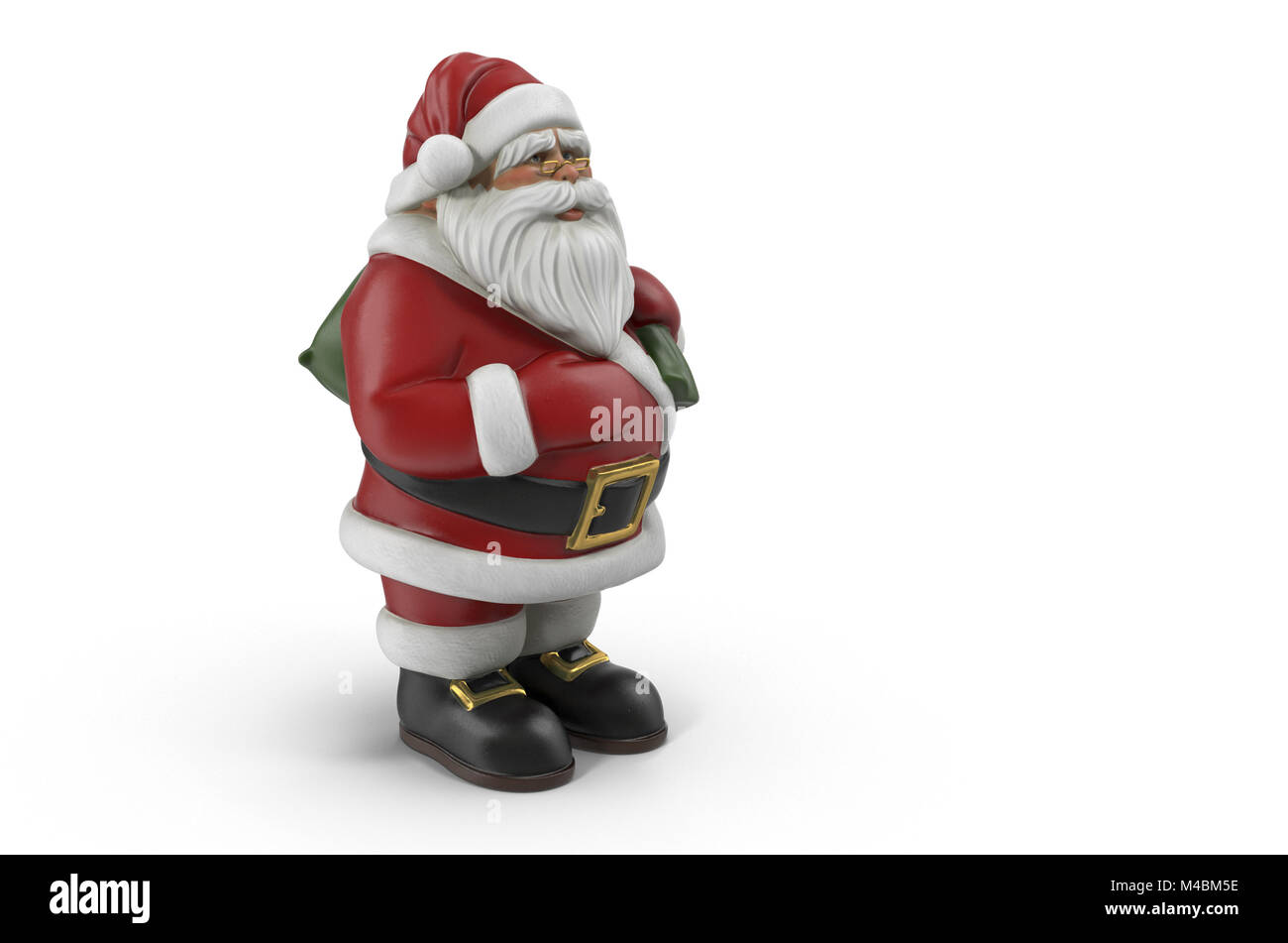 The Figure Of Santa Claus. 3D rendering Stock Photo - Alamy