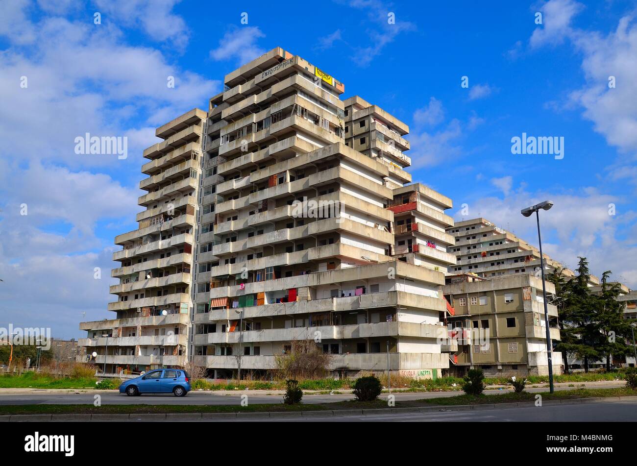 Scampia, the Northern periphery of Naples (Italy), is known for its ...