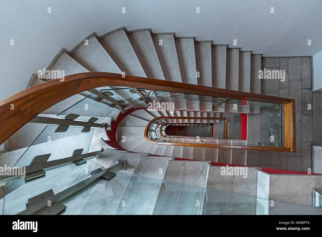 Staircase in an office building,Nuremberg,Middle Franconia,Bavaria ...