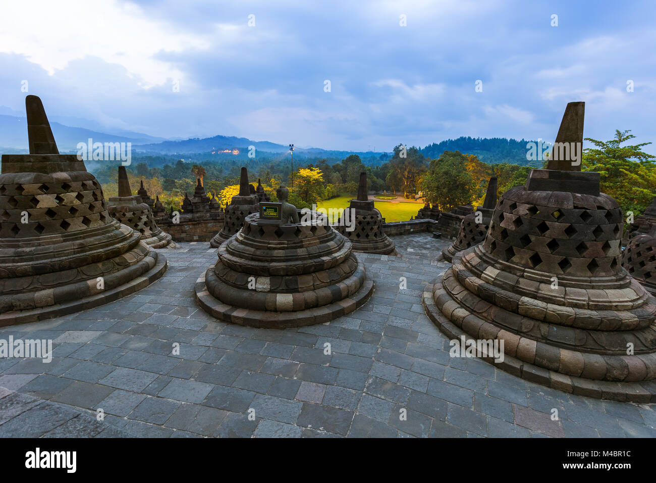 Borobudur Buddist Temple - island Java Indonesia Stock Photo - Alamy