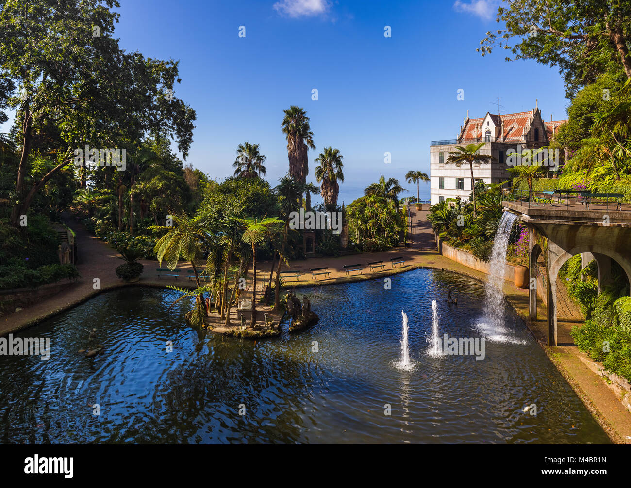 Monte Tropical Garden and Palace - Madeira Portugal Stock Photo - Alamy