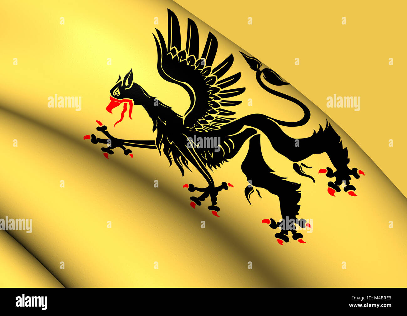 Flag of Sodermanland County, Sweden Stock Photo - Alamy