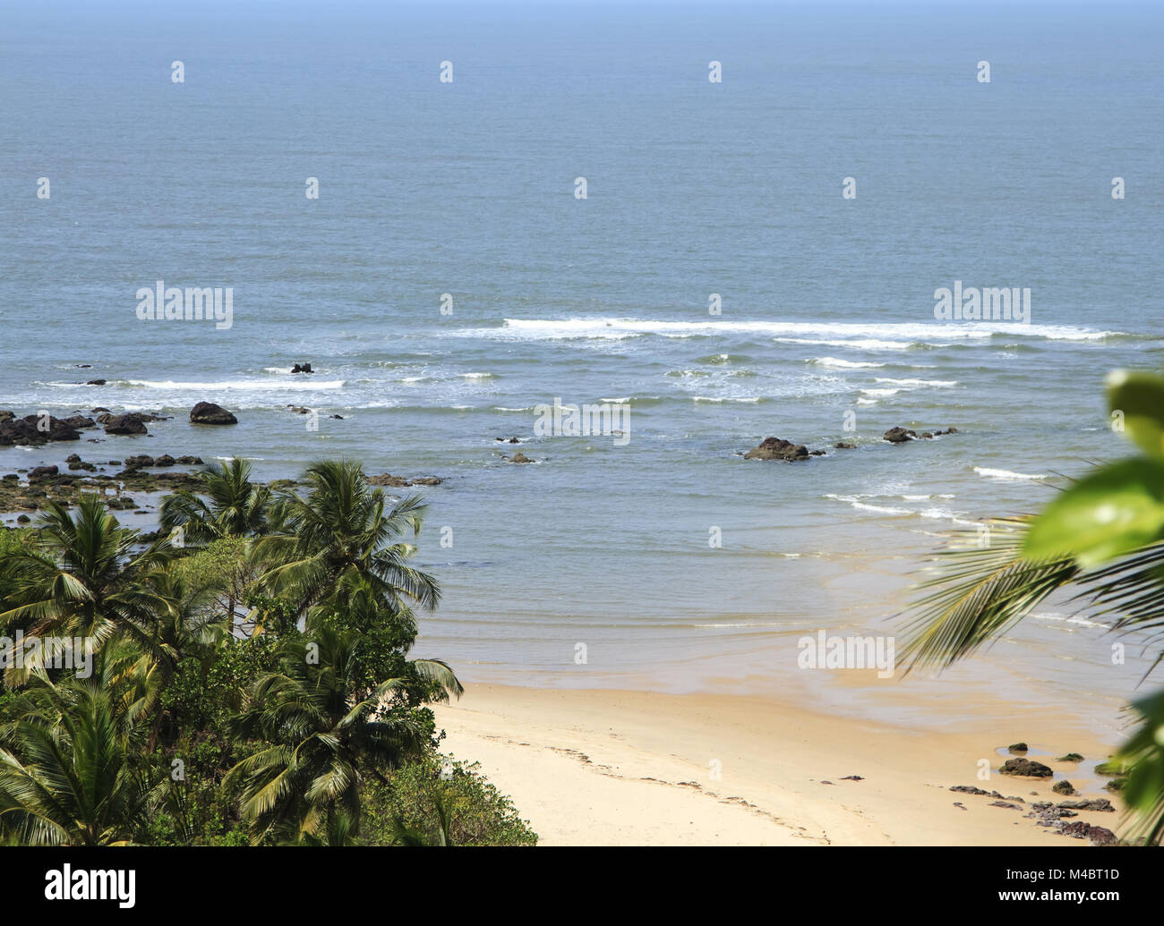 Beautiful beach in Goa Stock Photo - Alamy
