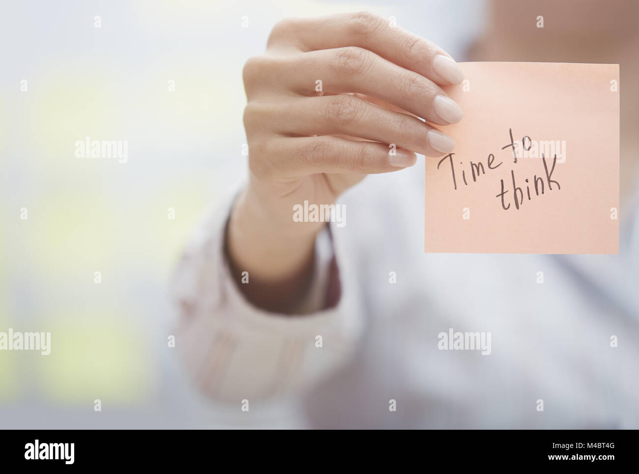 Time to think Stock Photo - Alamy