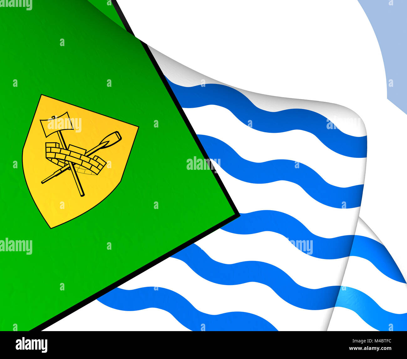 Flag of Vancouver, Canada Stock Photo - Alamy