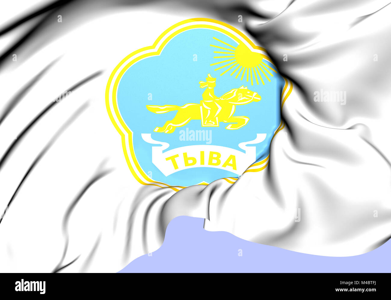 Flag of the republic of tuva hi-res stock photography and images - Alamy