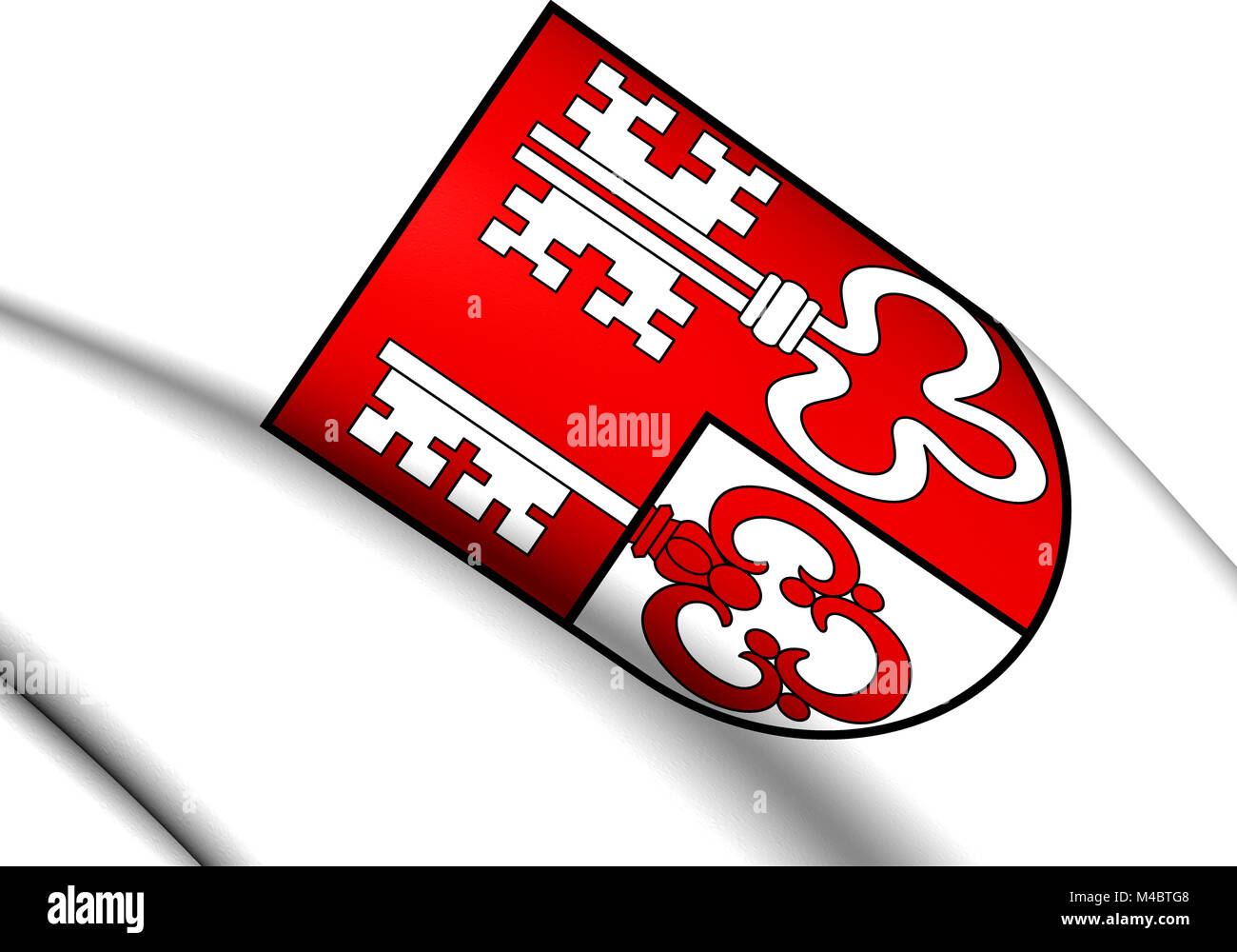 Unterwalden Coat of Arms, Switzerland Stock Photo - Alamy