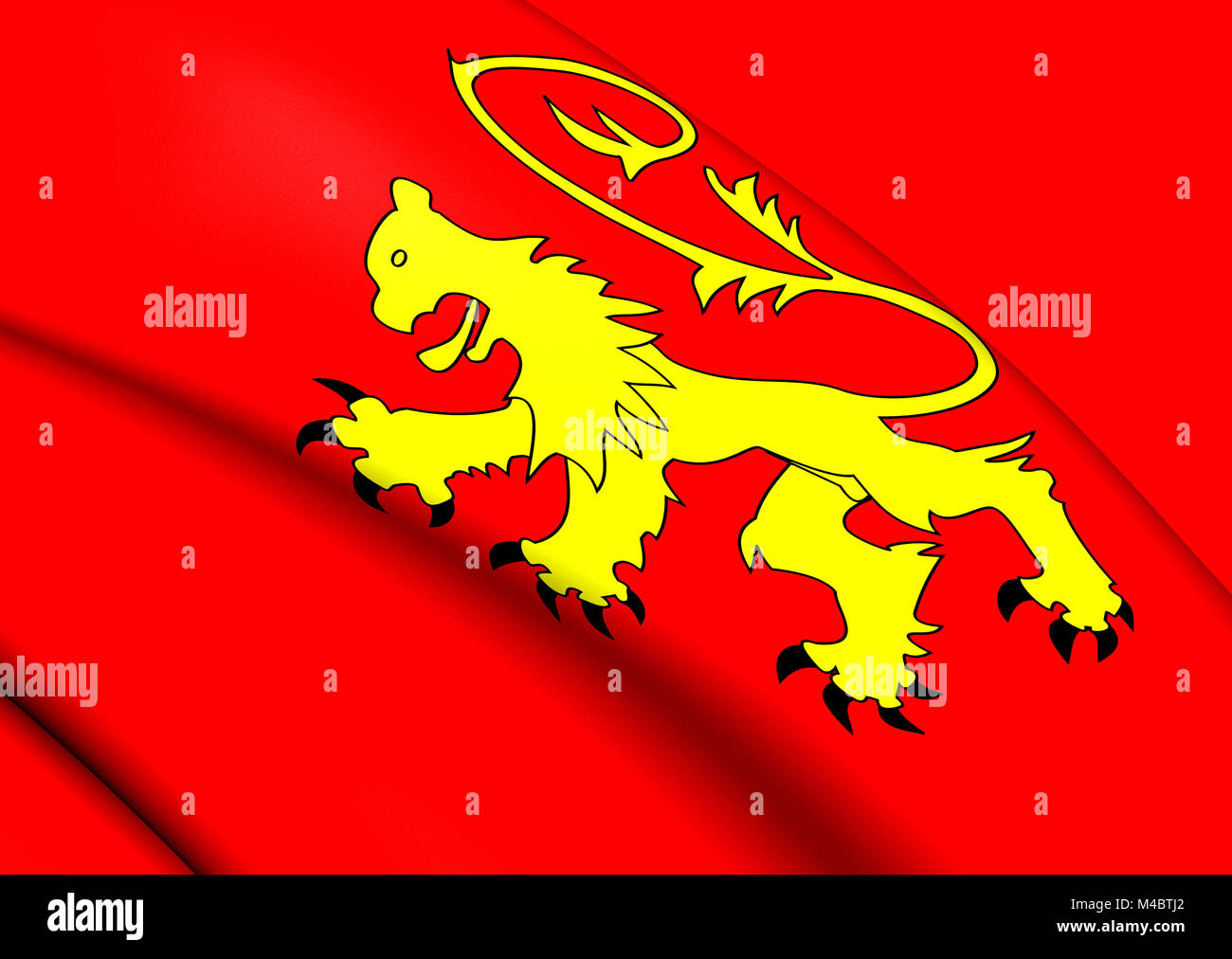 Flag of Valletta, Malta Stock Photo - Alamy