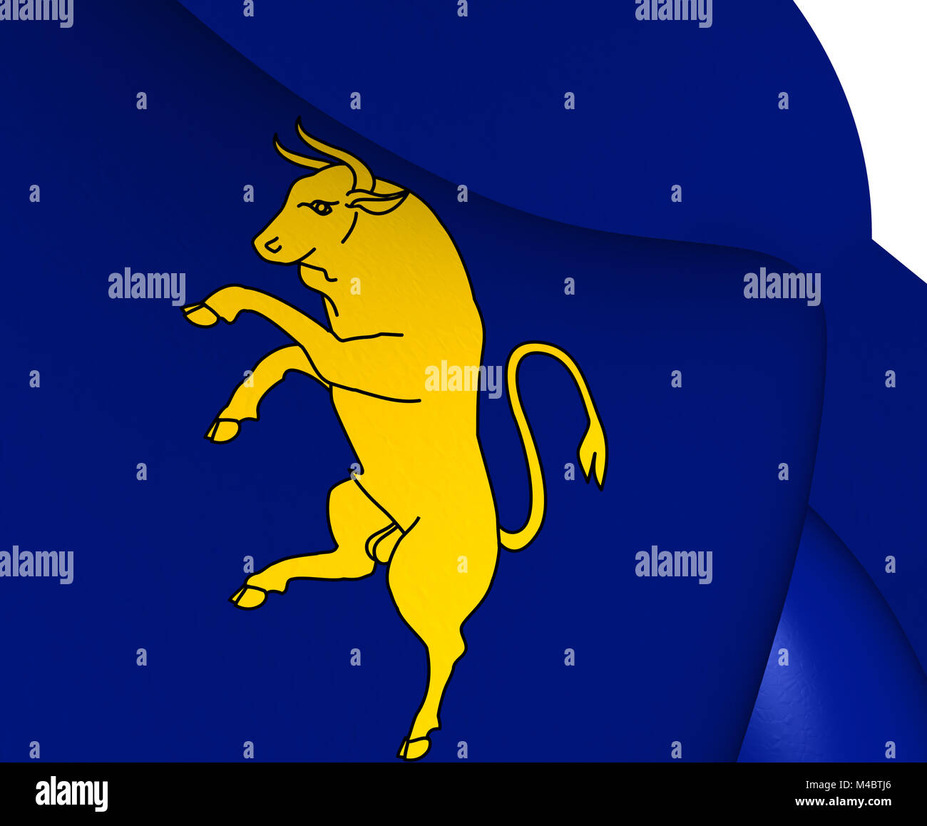 Flag of Turin, Italy Stock Photo - Alamy
