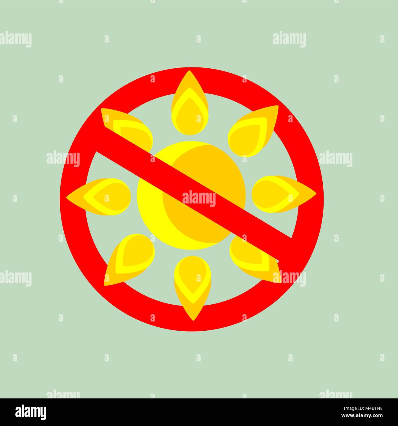 No sun sign Stock Vector Image & Art - Alamy