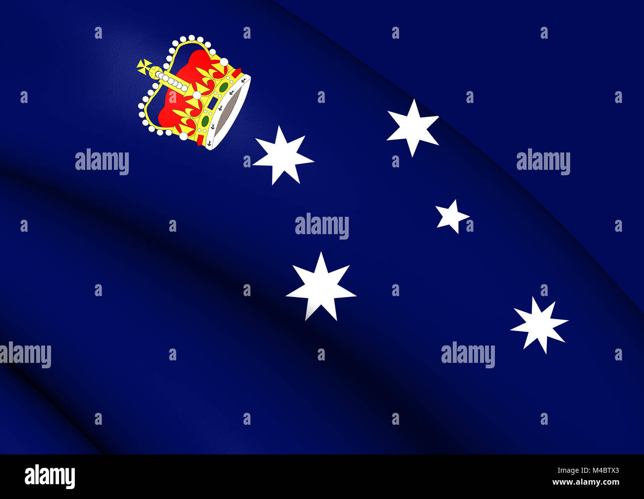State Badge of Victoria, Australia Stock Photo - Alamy