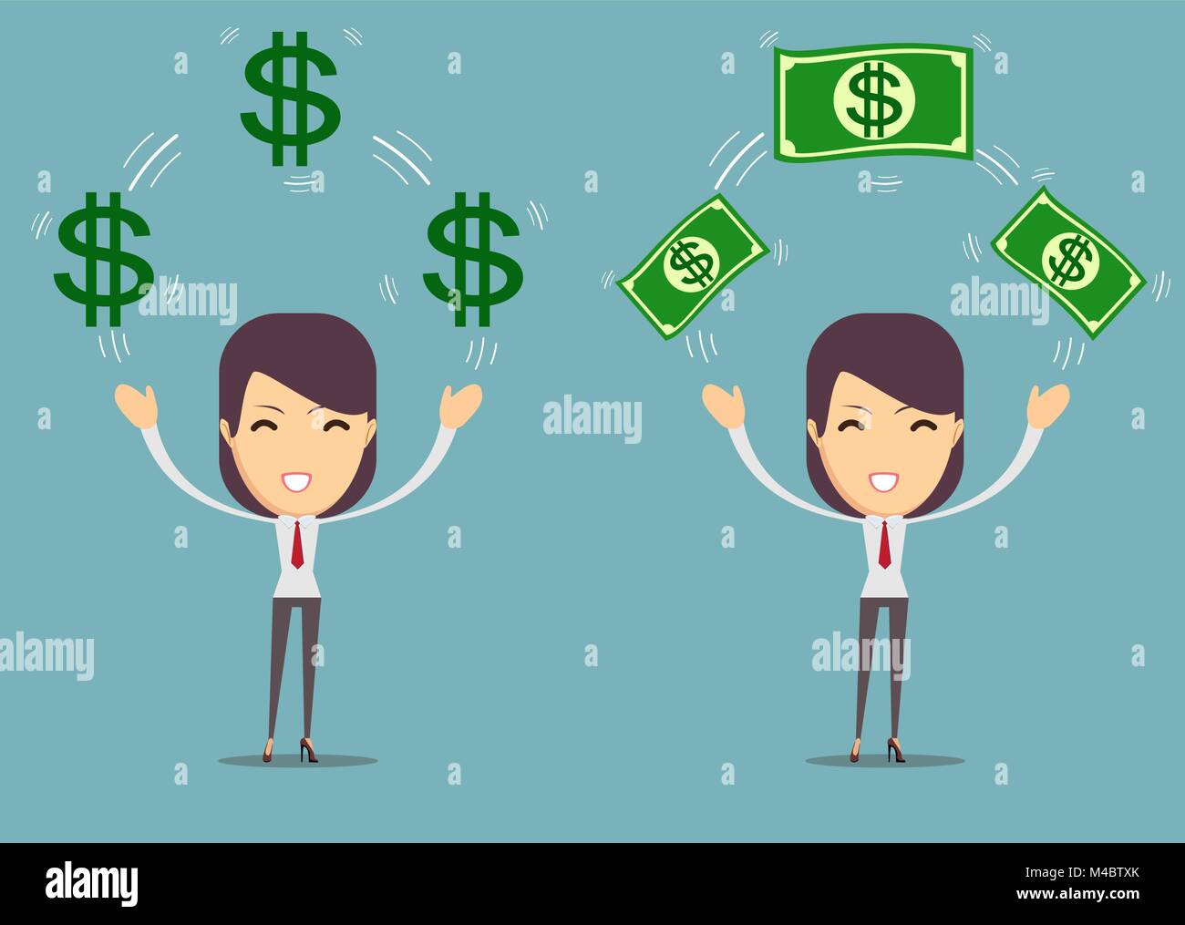 Win money Stock Vector Images - Alamy