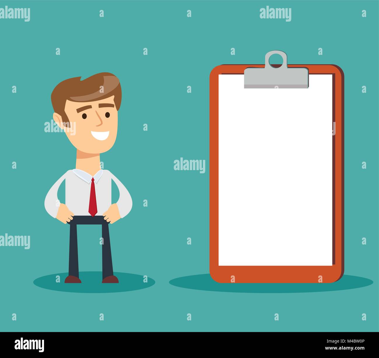 Man write board Stock Vector Images - Alamy